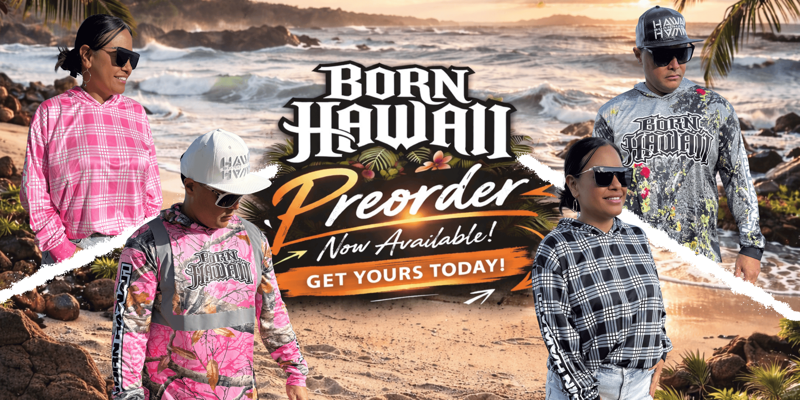 Shop Born Hawaii Shirts Hats Stickers Decals Womens Tops Kids Clothing