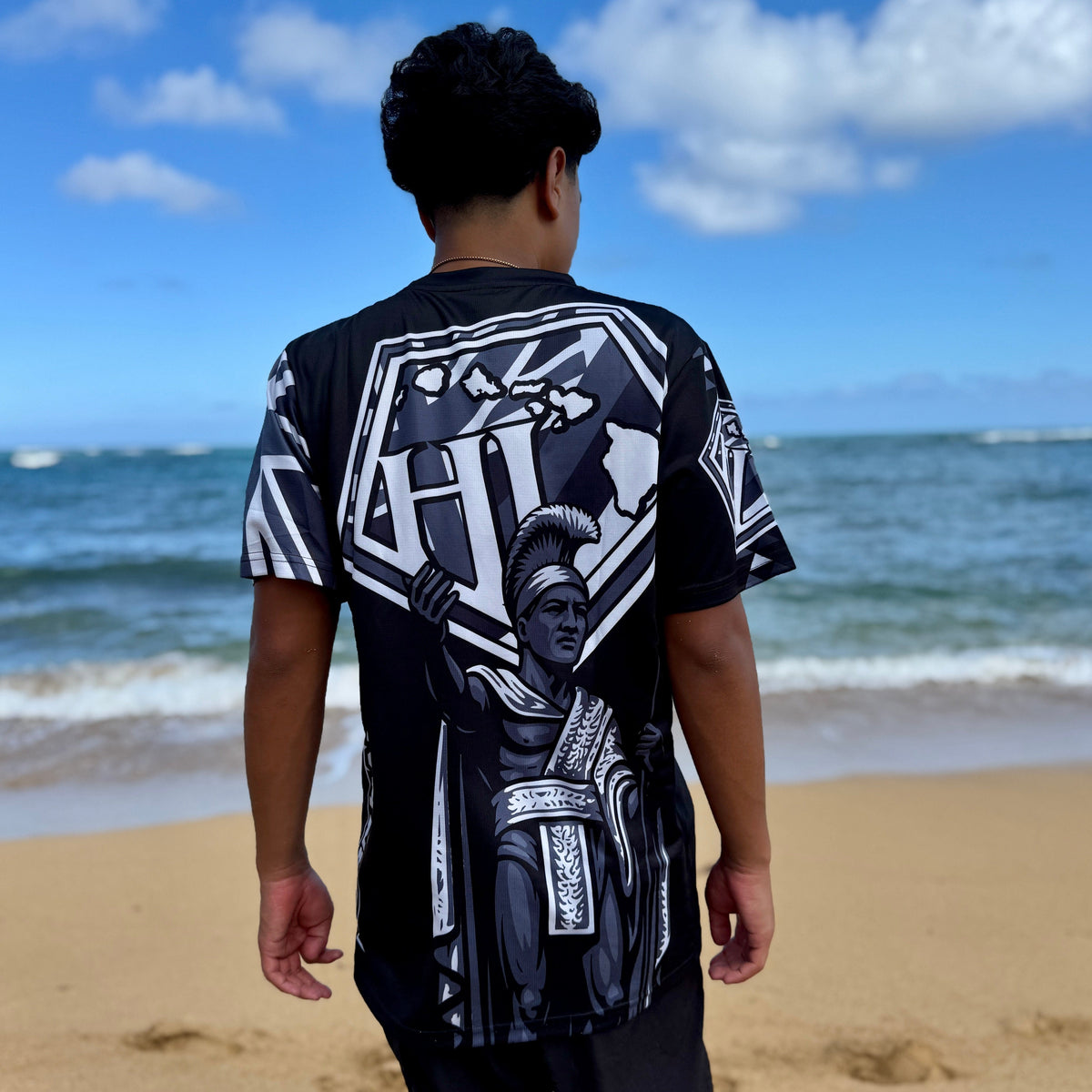 ALII JERSEY BLACK GREY – Born Hawaii