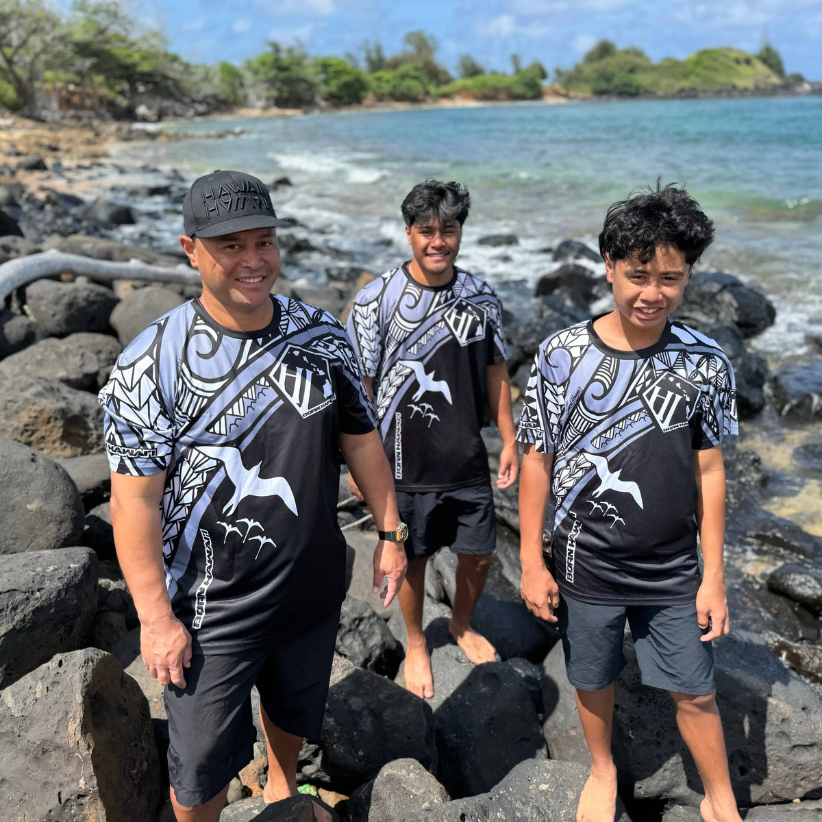IWA JERSEY BLACK GREY – Born Hawaii