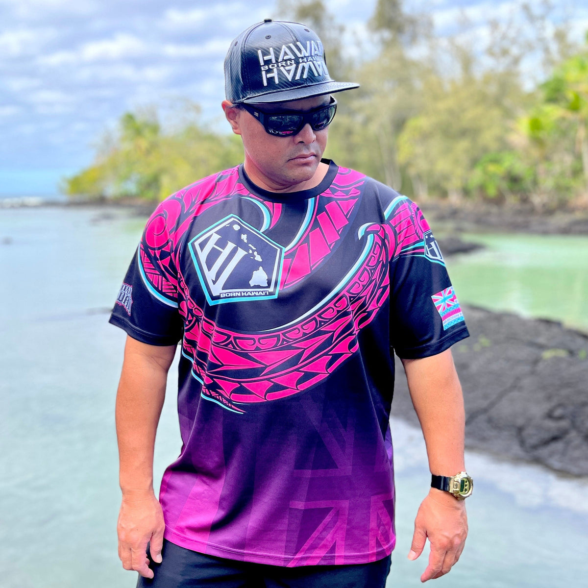 MAORI JERSEY PINK – Born Hawaii