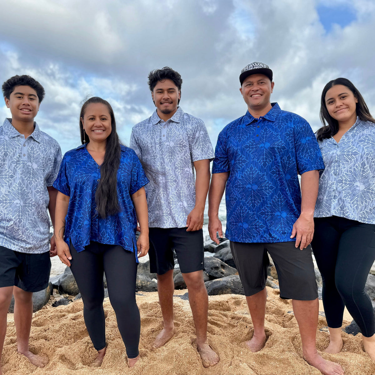 QUILTED POLO GREY – Born Hawaii
